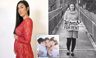 Surrogate mother, 26, who advertised her 'womb for rent' announces her ...